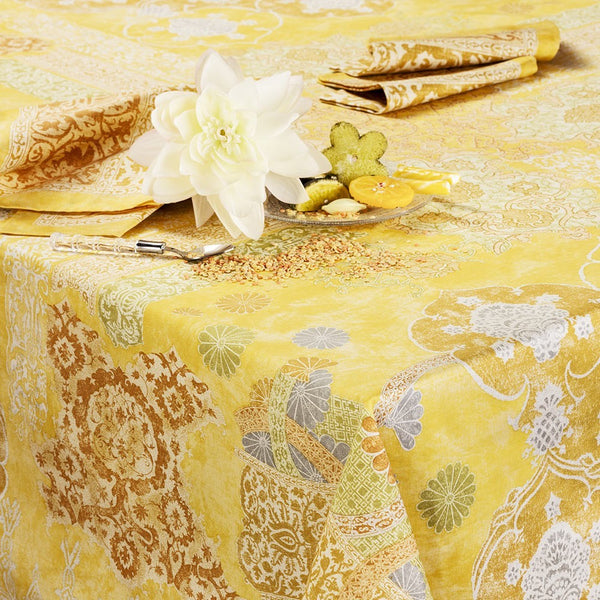 BEAUVILLE Rialto Yellow Table Linens - Yvonne Estelle's
