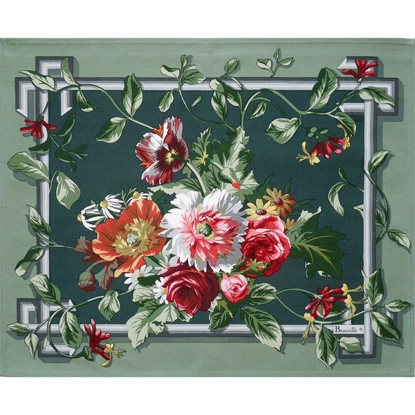 BEAUVILLE Arne Celadon Table Linens - Yvonne Estelle's