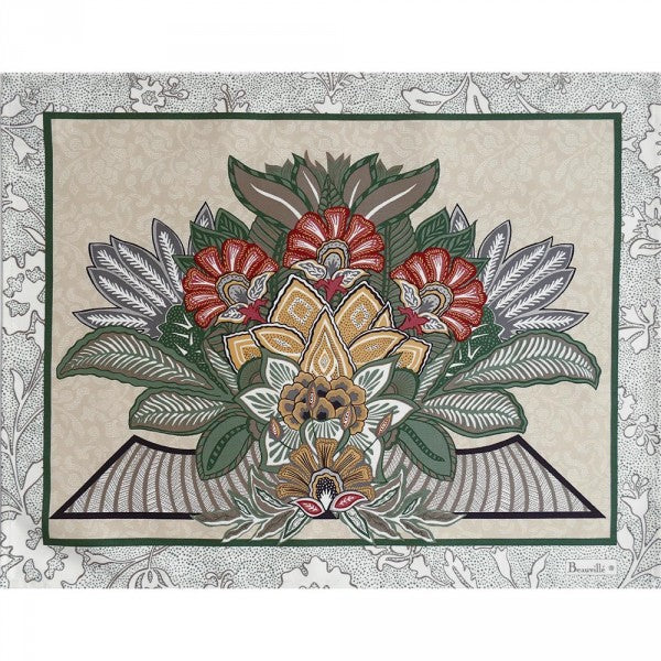 BEAUVILLE Versailles Grey Table Linens - Yvonne Estelle's