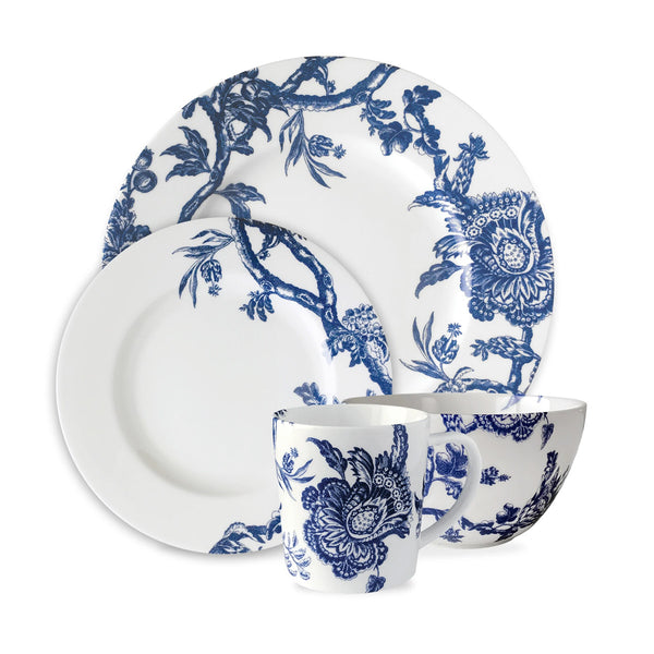 CASKATA Blue Arcadia 4-piece Place Setting - Yvonne Estelle's